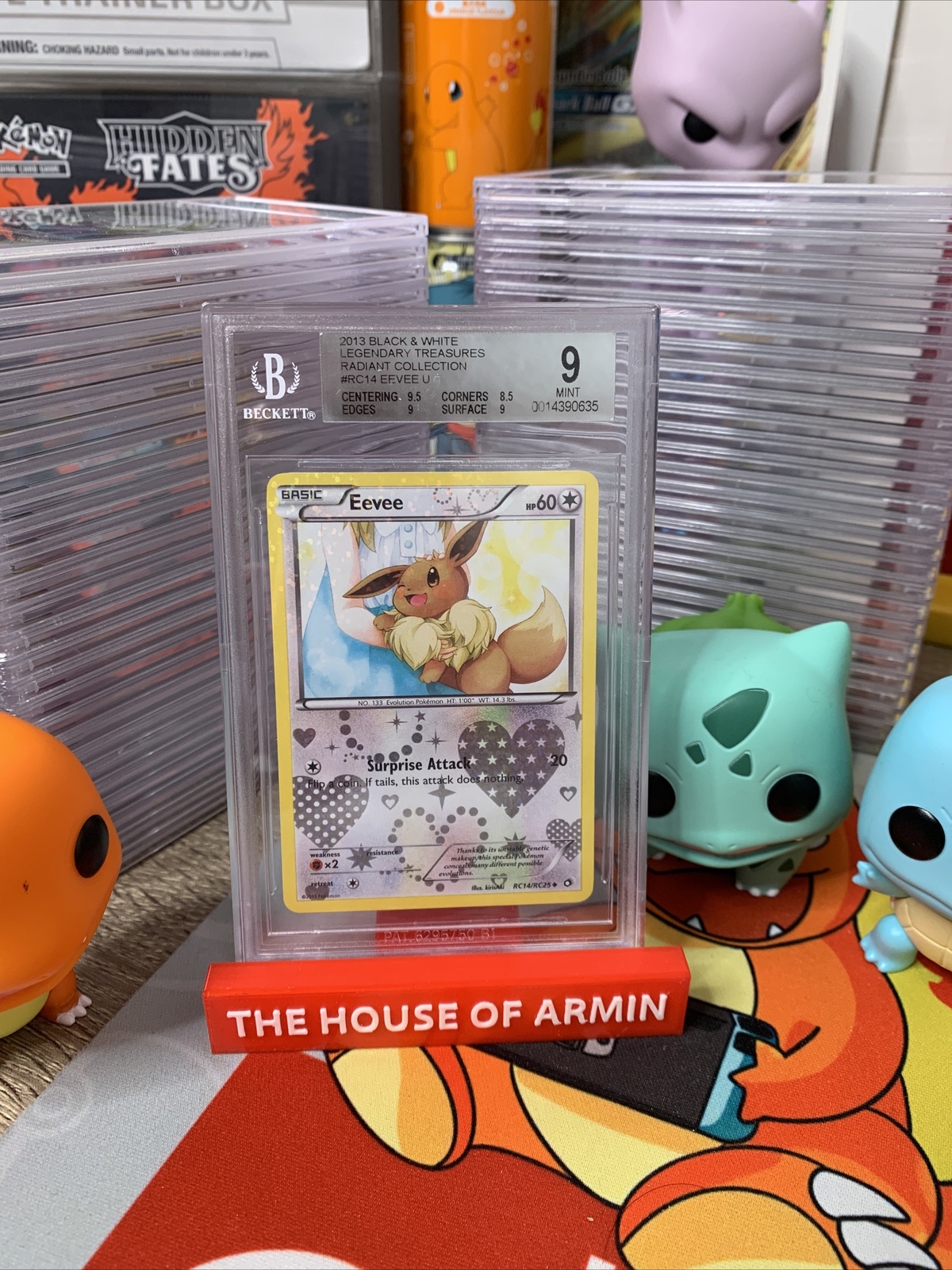 Eevee RC14/RC25 Legendary Treasures Radiant Collection Not PSA 9 BGS | eBay