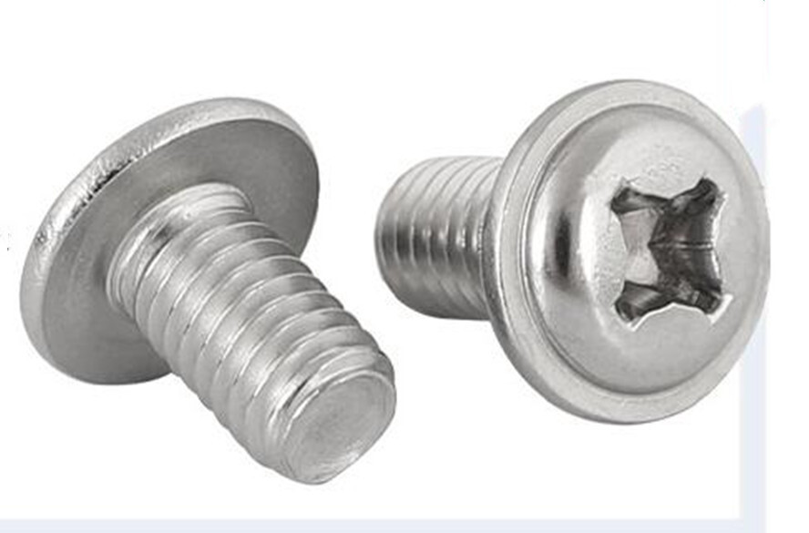 M2 M2.5 M3 M4 M5 Flanged Phillips Button Head Machine Screws 304 ...