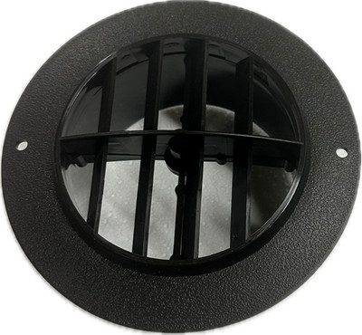 RV 4" Duct Rotaire Swivel Circle RV Heat Vent Furnace Plastic Black ...