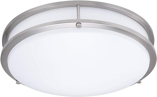 14" LED Dimmable Ceiling Light, 22W (100W Eq), 1800lm, 5CCT, Dual Ring ...