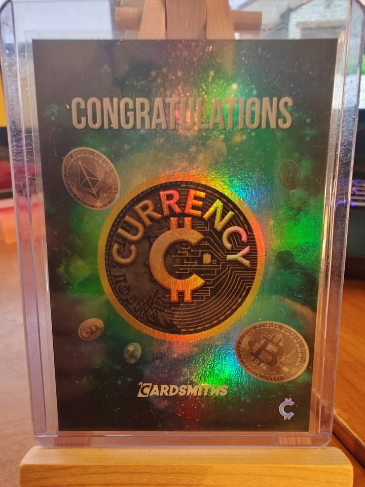 Cardsmiths Currency Series3 Crypto Redemption Card 0.001 BTC (Unredeemed) | eBay