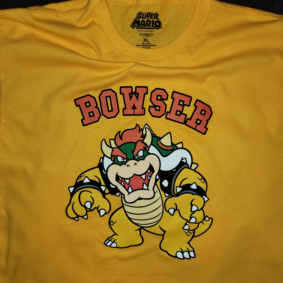 Nintendo Super Mario - Bowser T-Shirt - Sz. XL | eBay