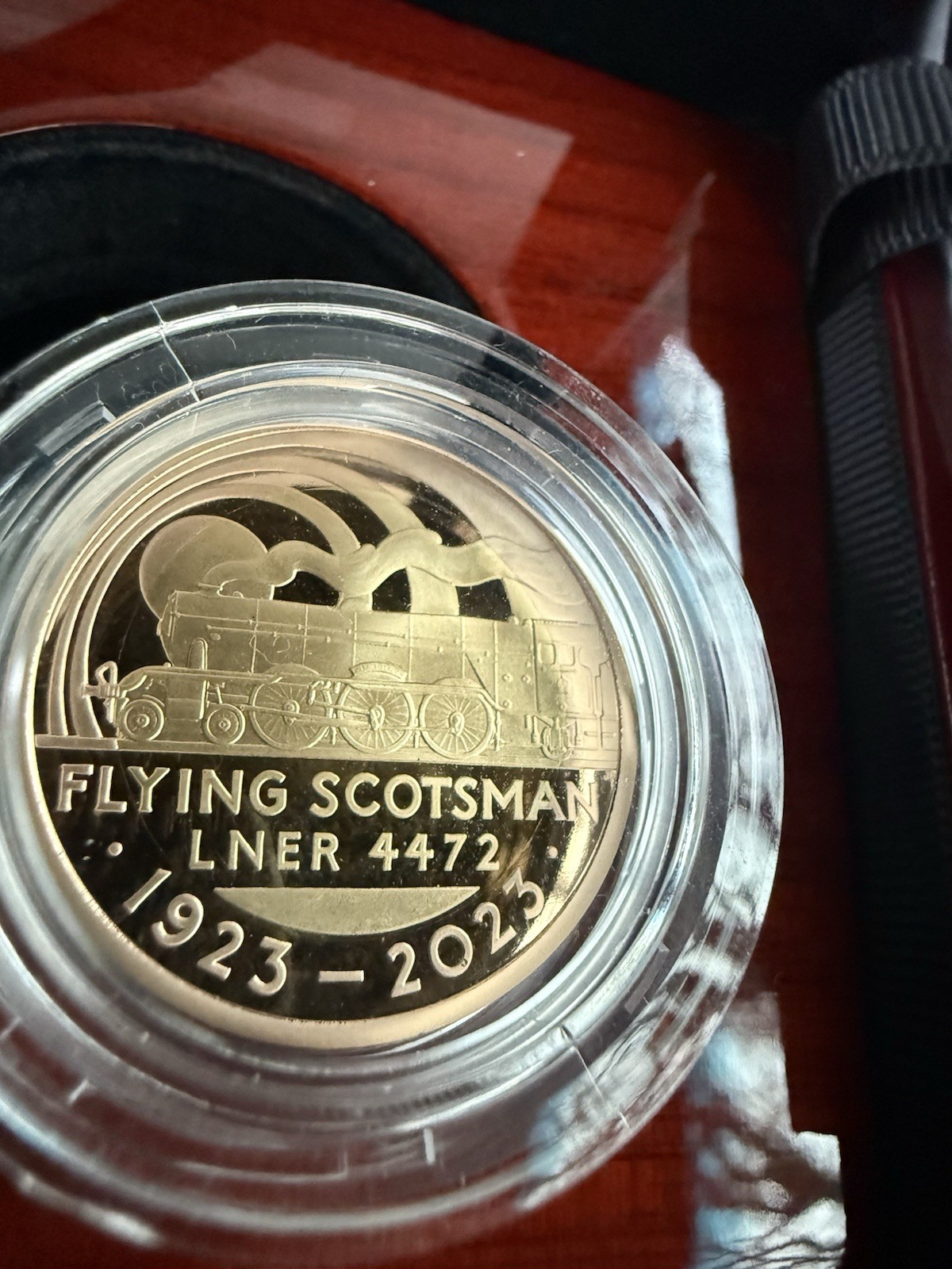 £2 Gold Proof Century Of Flying Scotsman Gold Coin Royal Mint 2023 ...