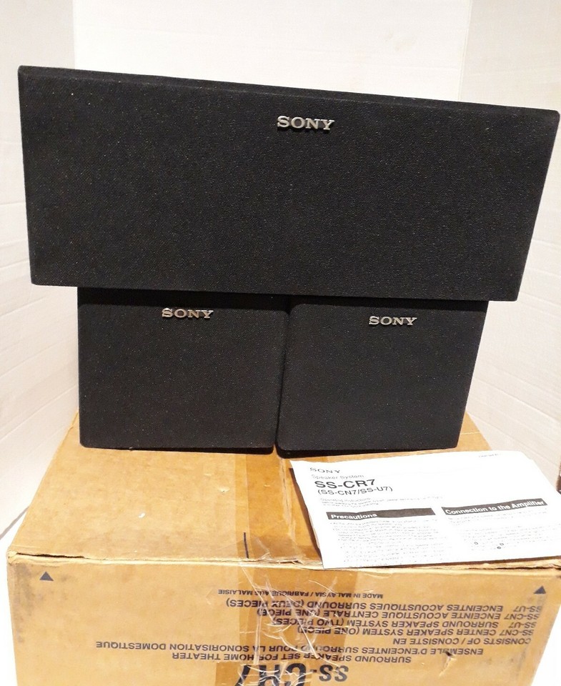 Sony Surround SS-CR7 Speaker System (SS-CN7/SS-U7 ) No cables | eBay