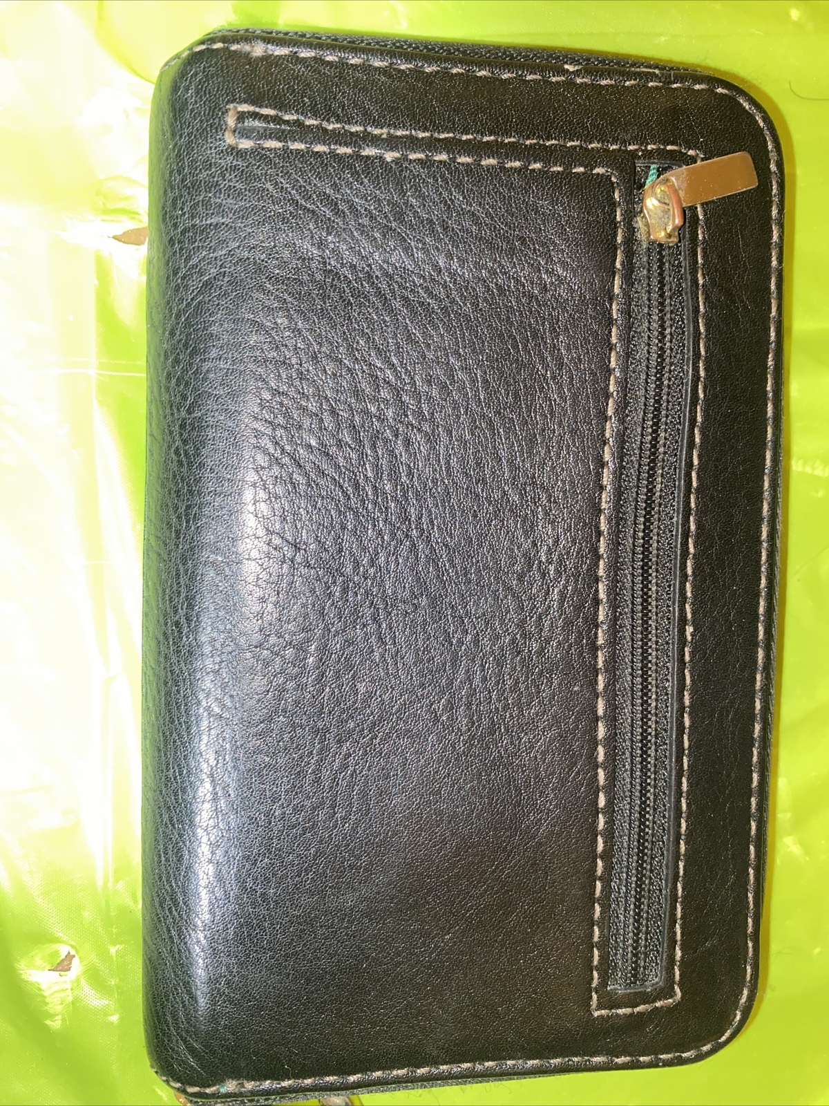 vintage fossil 1954 womens Zippered wallet. A - Gem