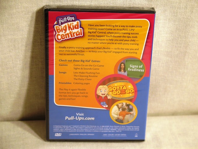 Huggies Pull-ups Big Kid Central Potty Training Success DVD for sale ...