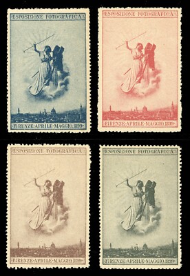 Italy Poster Stamps - 1899, Firenze (Florence) Photography Exhibition ...