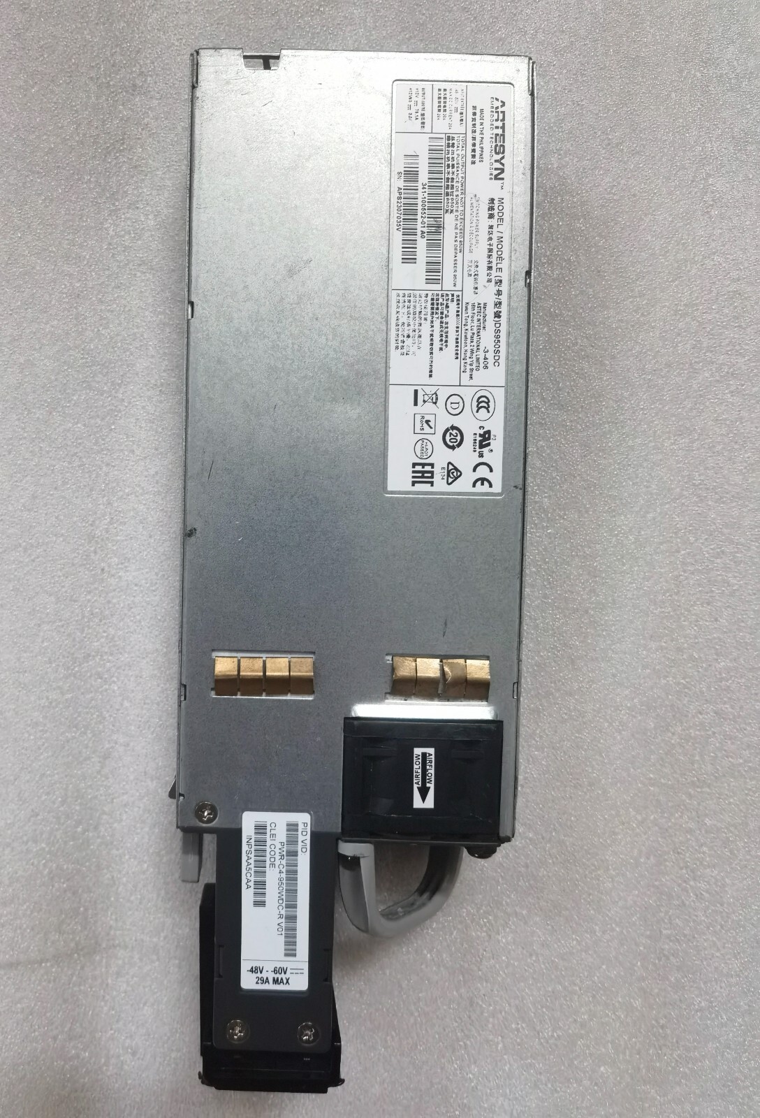 CISCO PWR-C4-950WDC-R 341-100652-01 Power supply for Catalyst 9500 ...