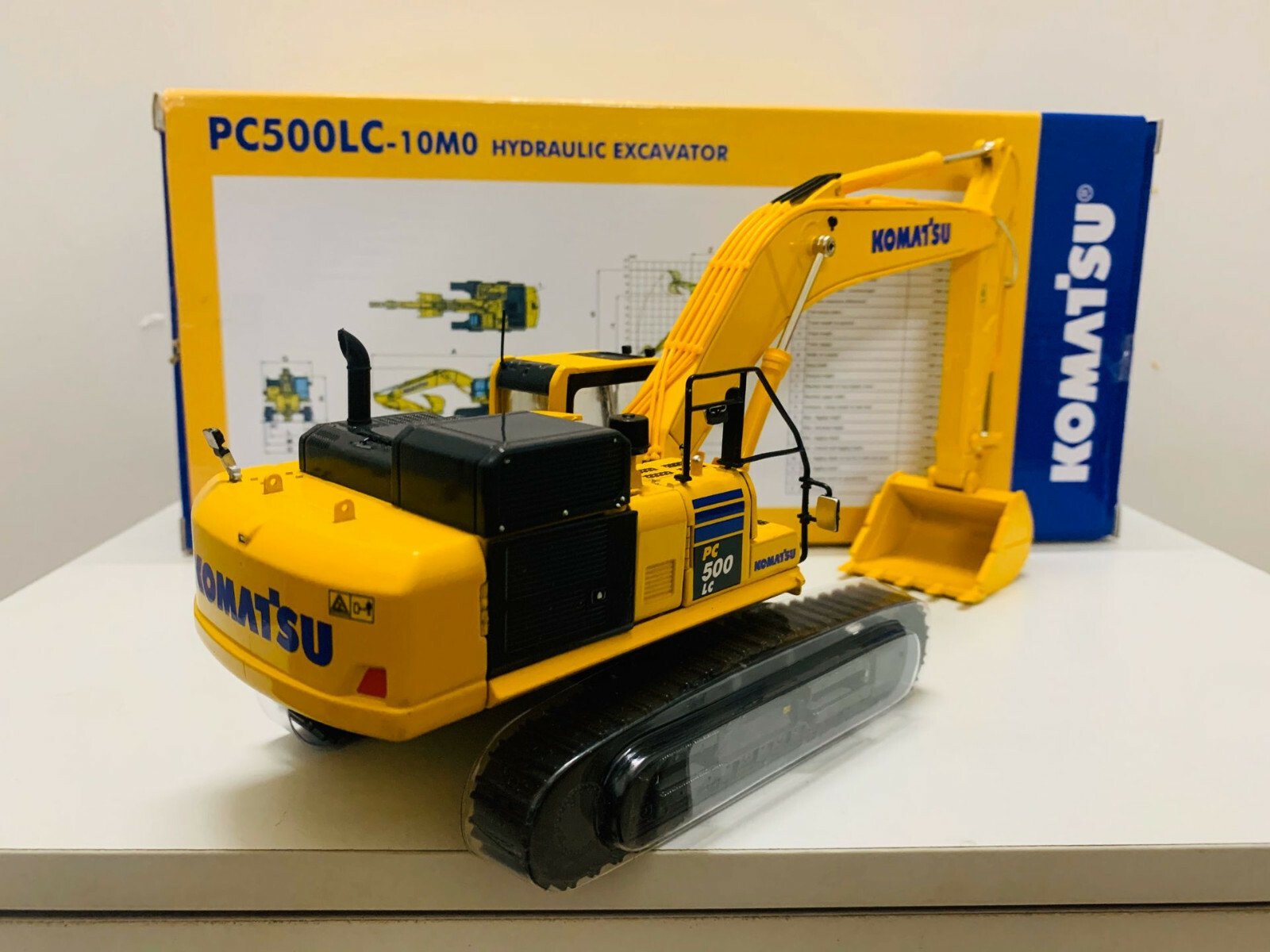 RARE! Komatsu PC500LC-10MO Hydraulic Excavator 1:43 DieCast New in ...