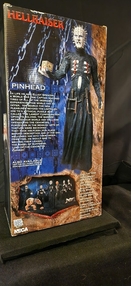 Hellraiser PINHEAD, NECA 18" TALL FIGURE - Motion activation sound ...