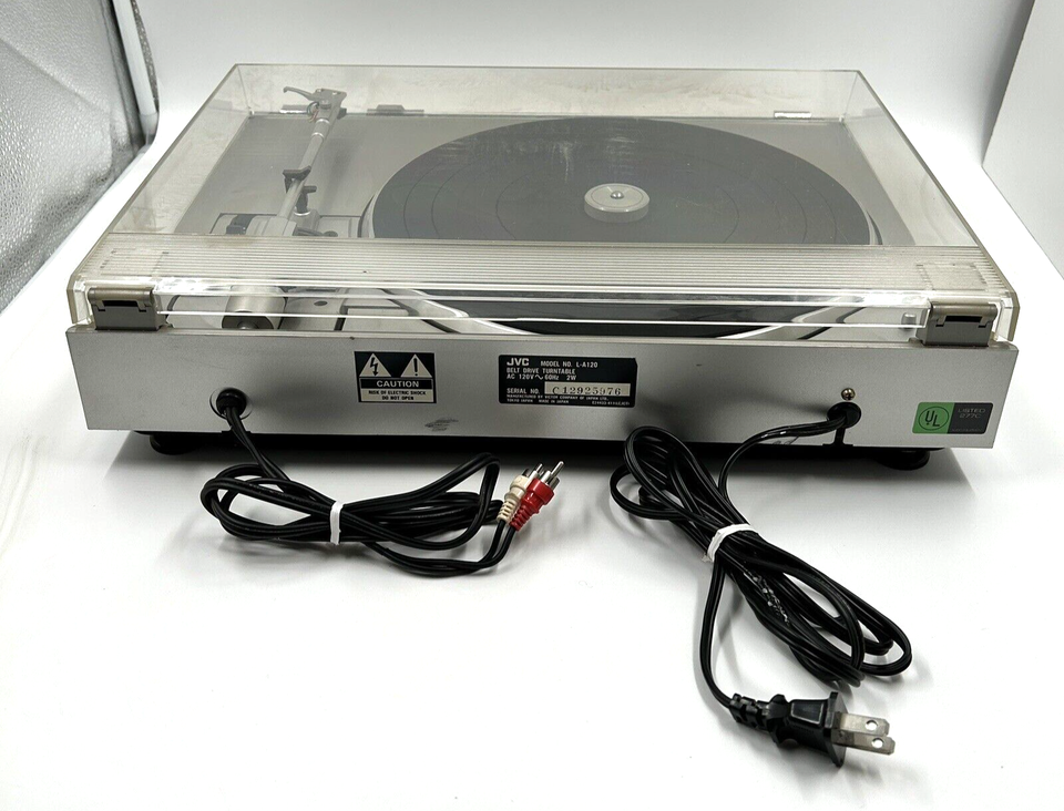 VINTAGE JVC MODEL L-A120 TURNTABLE System Auto Return With Box Untested ...