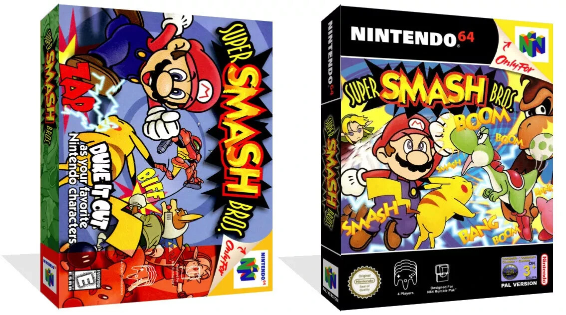 Super Smash Bros 4 Box Art