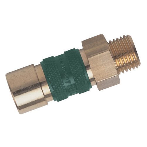 RECTUS SERIES 21KA/SF - 1/4" BSPP MALE COUPLING BLUE NICKEL 3-00529 ...