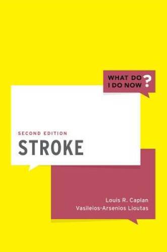 Stroke (What Do I Do Now) - Paperback By Caplan, Louis R - GOOD ...