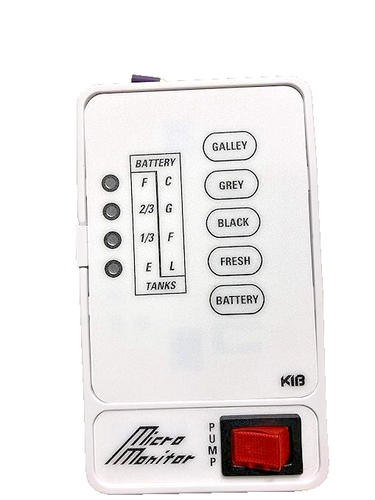 KIB Micro Monitor System Galley/Grey/Black/Fresh/Battery RV/Trailer | eBay