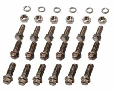 Stainless Steel Header Bolt Kit Chevy Small Block | eBay