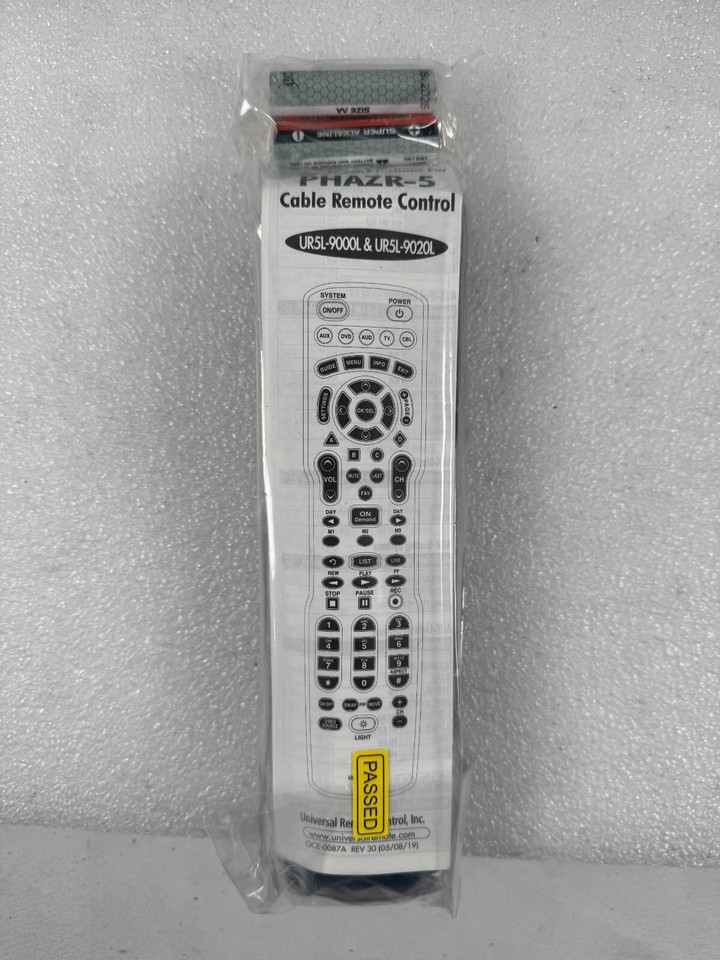 (Lot of 10) 5 Device Programmable Universal Remote Control UR5L-9000L ...