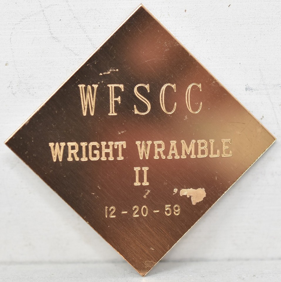 1959 WFSCC William Zahora Sports Car Club Rallye Wright Wramble Race ...