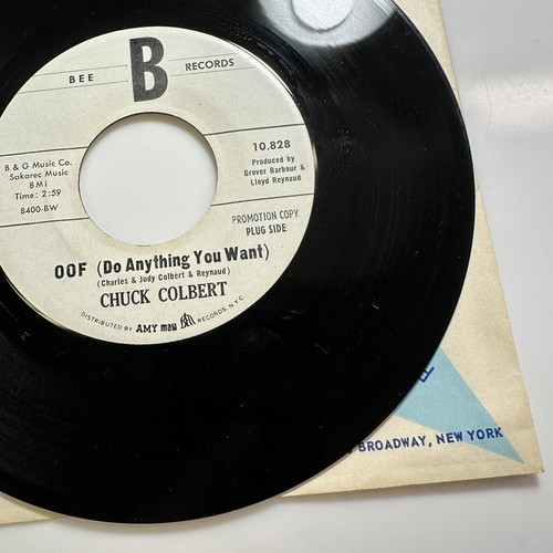 Chuck Colbert 45 Rpm Record OOF Bee Records Northern Soul Funk Promo | eBay