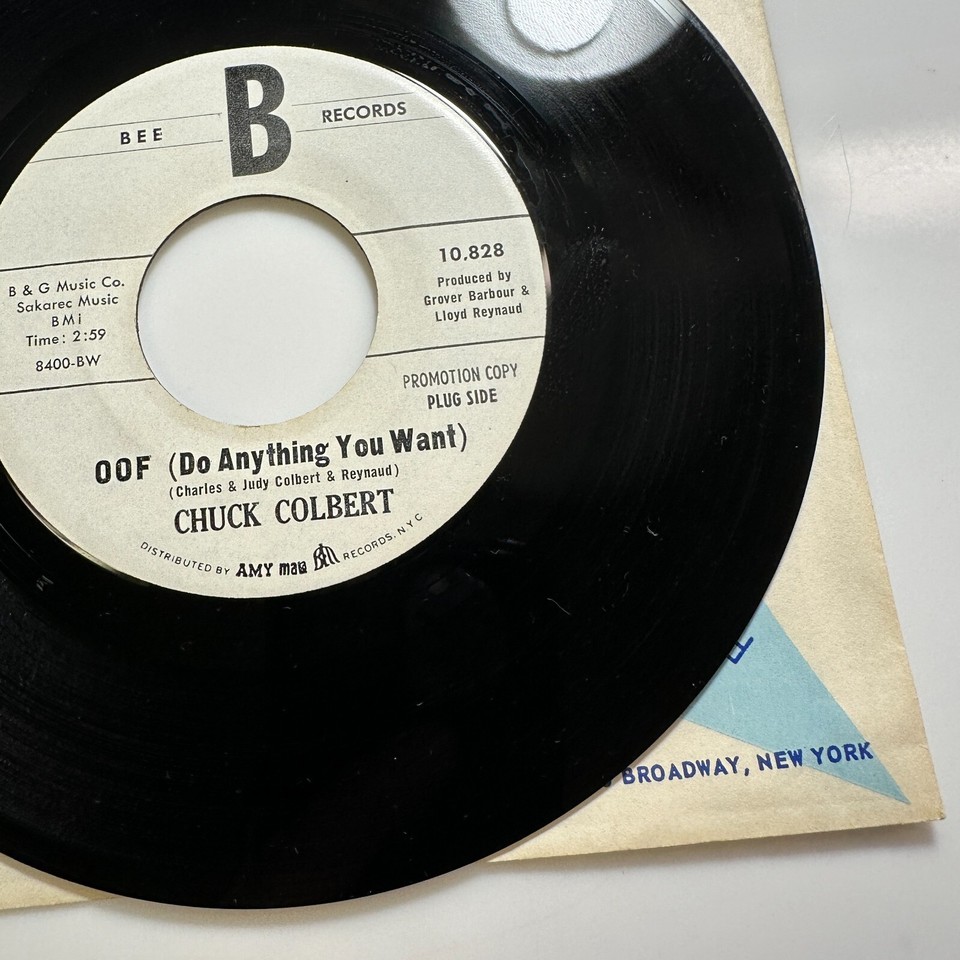 Chuck Colbert 45 Rpm Record OOF Bee Records Northern Soul Funk Promo | eBay