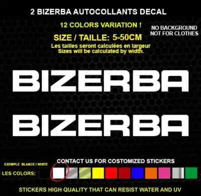 2 BIZERBA LOGO autocollant Véritable decal autocollant STICKERS ...
