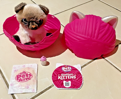 Pets Alive Smitten Kittens Mooloo Siamese Zuru Interactive Electronic Plush Toy | eBay Australia