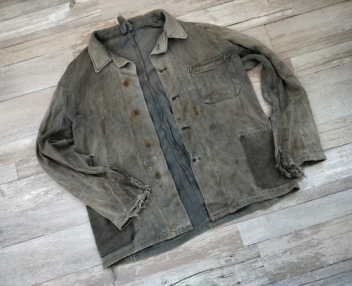 Original German WW2 Tunic HBT Jacket green drillich uniform Wehrmacht ...