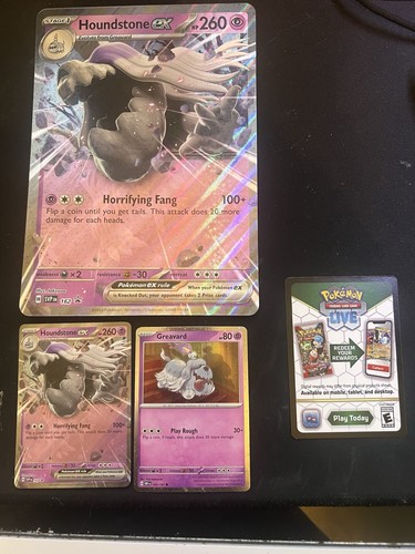 Houndstone Ex Box Promos Jumbo, Reg Size, Greavard, Promo Code | eBay