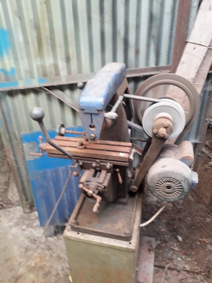 Centec 2 Horizontal Milling machine on stand single phase | eBay UK