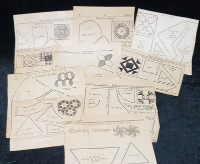 10 Vintage ORIGINAL Kansas City Star Newspaper Patterns Quilt Patterns ...