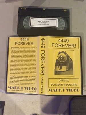 Mark 1 Video Railroad VHS Southern Pacific Daylight 4449 Forever 1991 ...