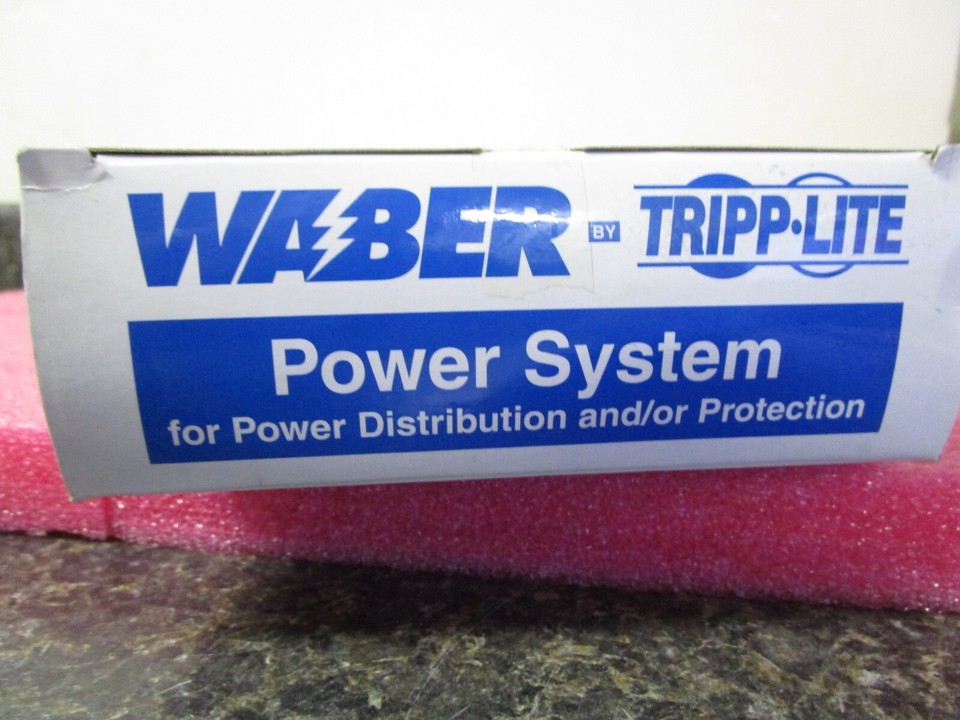 NEW! Waber Tripp-Lite Multiple 6 Outlet Power Strip 15' Cord UL24RA-15 ...