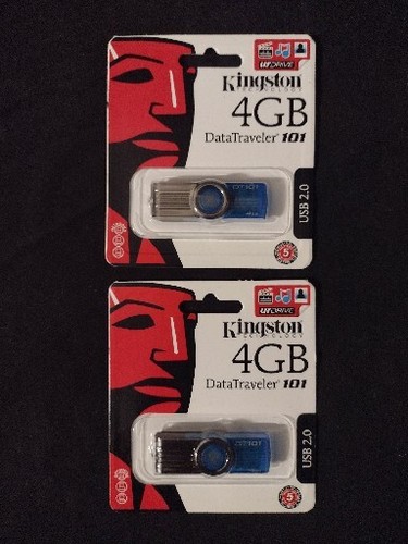 Lot of 2 KINGSTON 16GB 32GB DataTraveler 101 USB 2.0 DT101G2/16GB. ( F9 ...