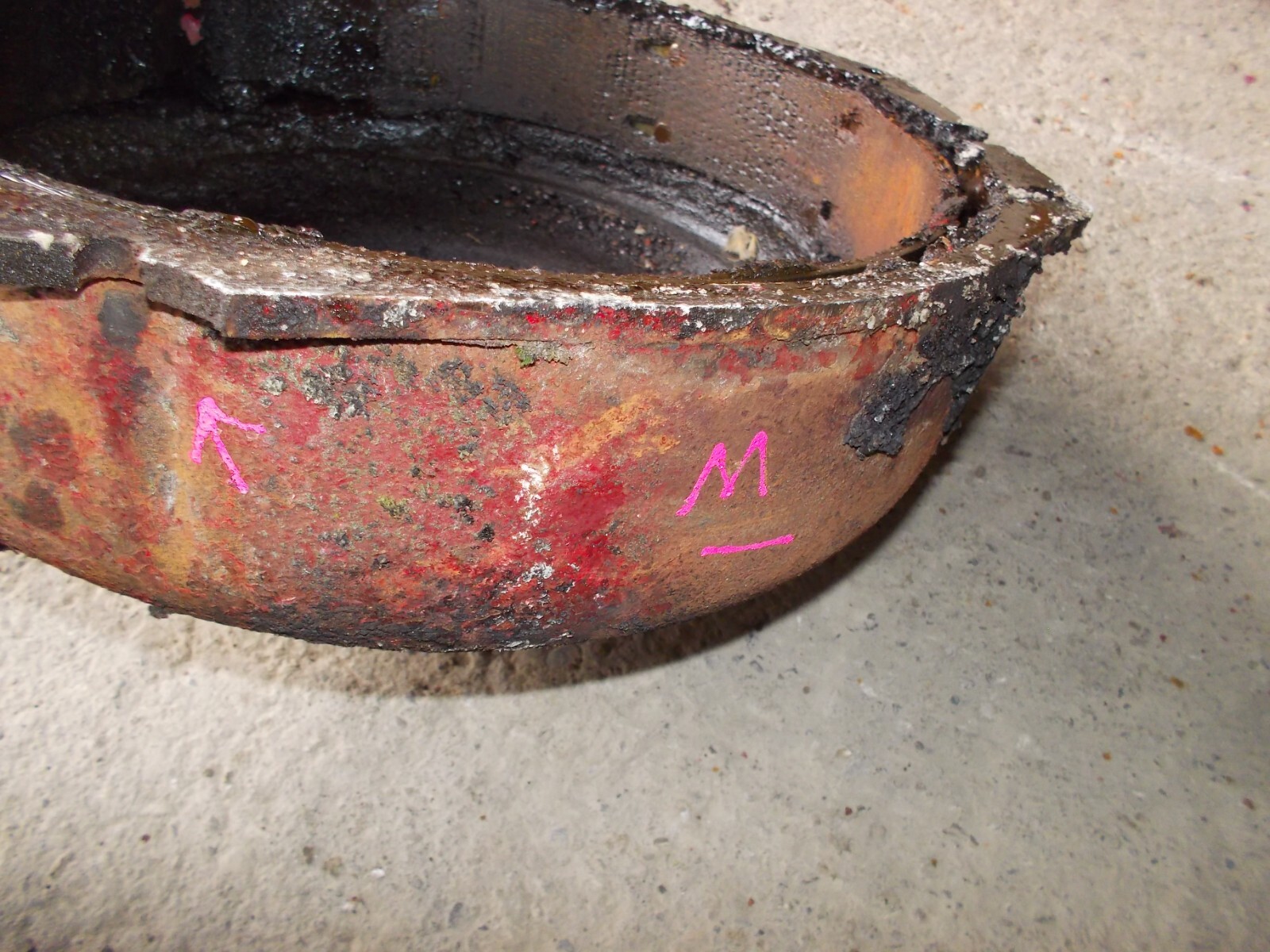 Farmall M SM Super M IH Tractor M&W hand clutch assembly FOR PARTS HARD ...