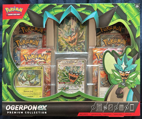Pokemon TCG Ogerpon ex Premium Collection Box New Factory Sealed A | eBay