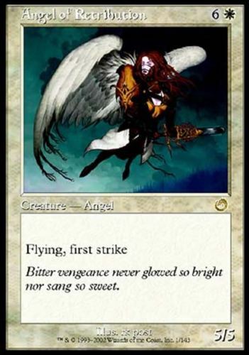 ANGEL OF RETRIBUTION - MTG Torment Rare Creature | eBay Australia