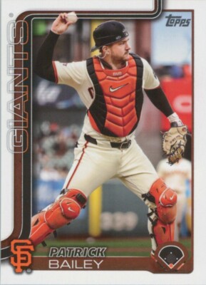 Patrick Bailey 2025 Topps Series 1 #70 San Francisco Giants MLB ...