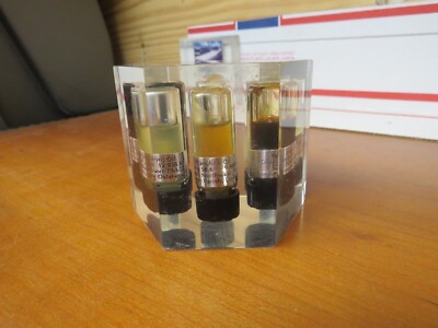 Vintage Lucite Paperweight Crude Oil Samples Apache OK LA NM WY | eBay