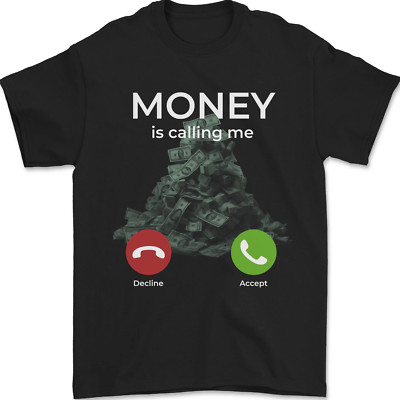 Money is Calling Hustle Mens T-Shirt 100% Cotton | eBay