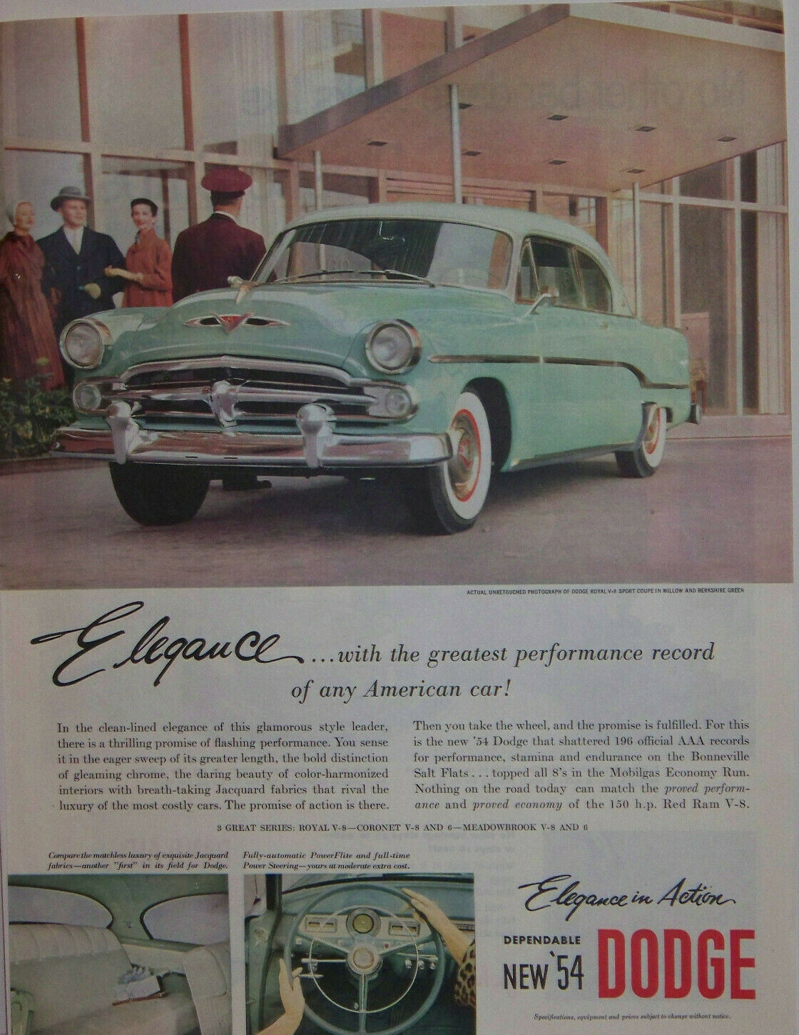 Original 1954 Dodge Magazine Ad | eBay