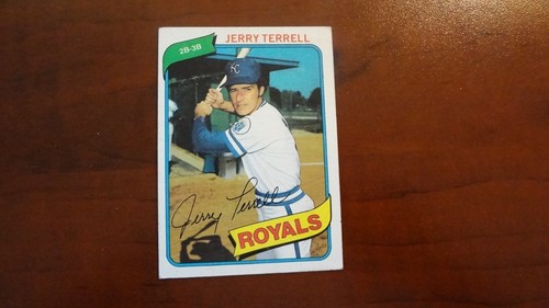 1980 TOPPS # 98 JERRY TERRELL BASEBALL CARD | eBay