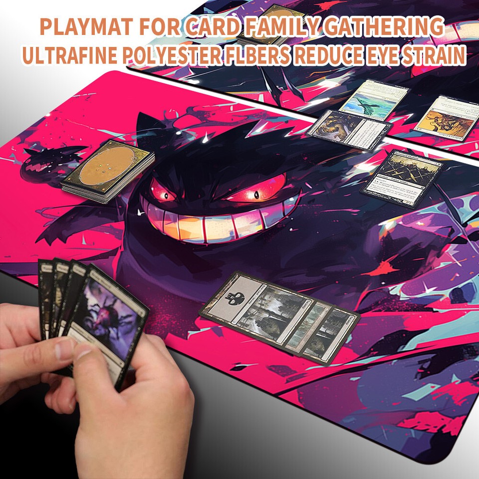 New Pokemon Gengar Playmat with Free Bag | Pokemon TCG Playmat | 1359085 | eBay
