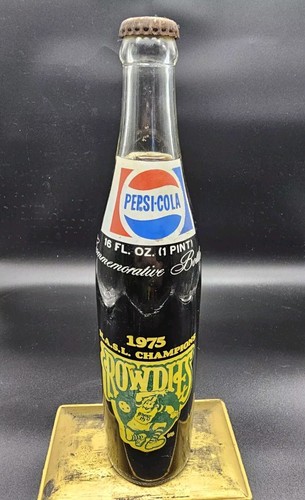 Pepsi Cola Tampa Bay Rowdies Commemorative Full Bottle 1975 NASL ...