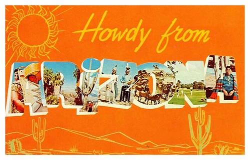 Postcard BIG LETTERS SCENE State of Arizona AZ AS3124 | eBay