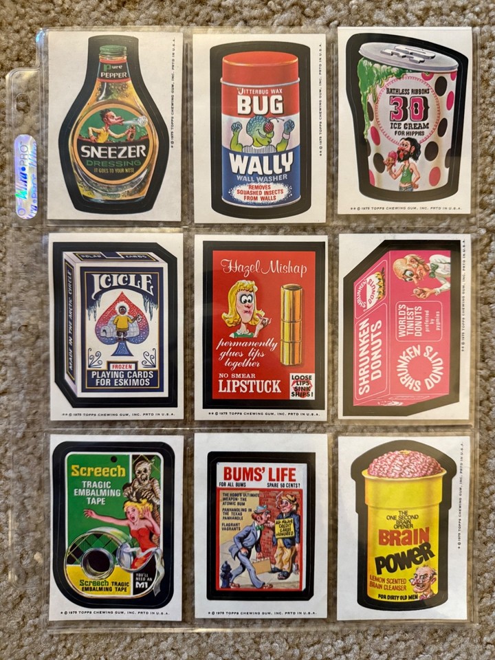 1975 Topps Wacky Packages Series 13 Complete Set 30/30 VG+ Complete ...
