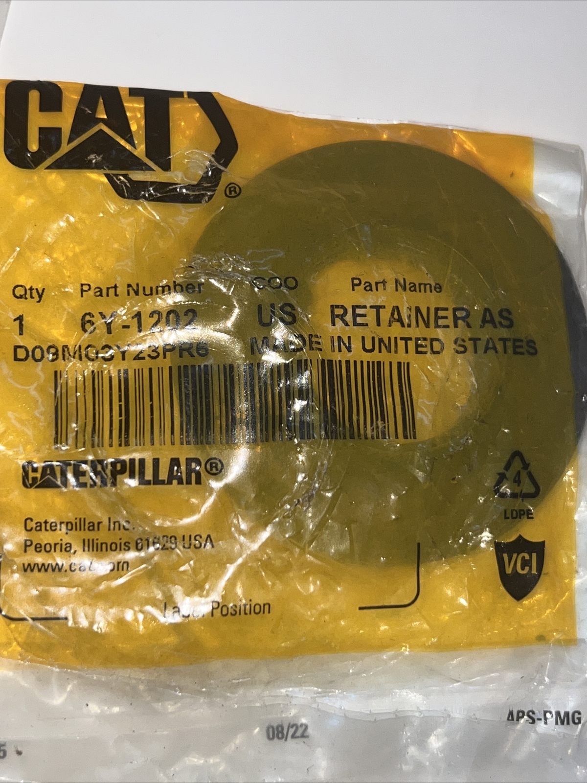 Caterpillar Retainer 6y-1202 6Y1202 for sale online | eBay