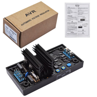 R230 AVR Automatic Voltage Regulator Electronics Module For Leroy Somer ...