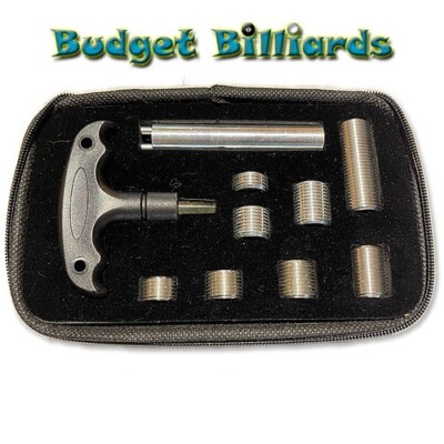 Weight Kit for Predator Pool Cues: 8 Weight Bolts + Wrench & Case | eBay