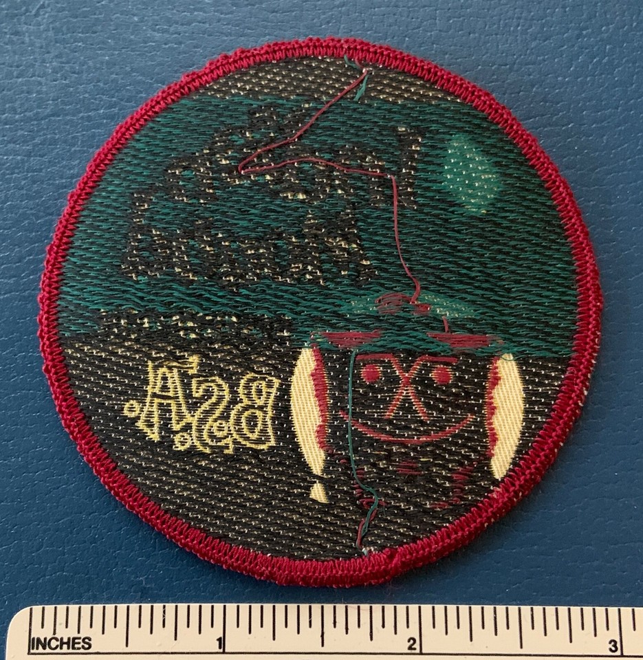 VTG 1960s INDIAN MOUND RESERVATION Boy Scout Woven Camp PATCH BSA ...