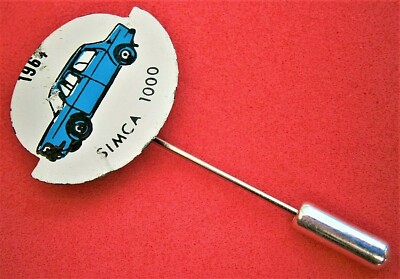 K769*) Vintage Simca 1000 1964 Motor Car tie lapel pin collectable ...